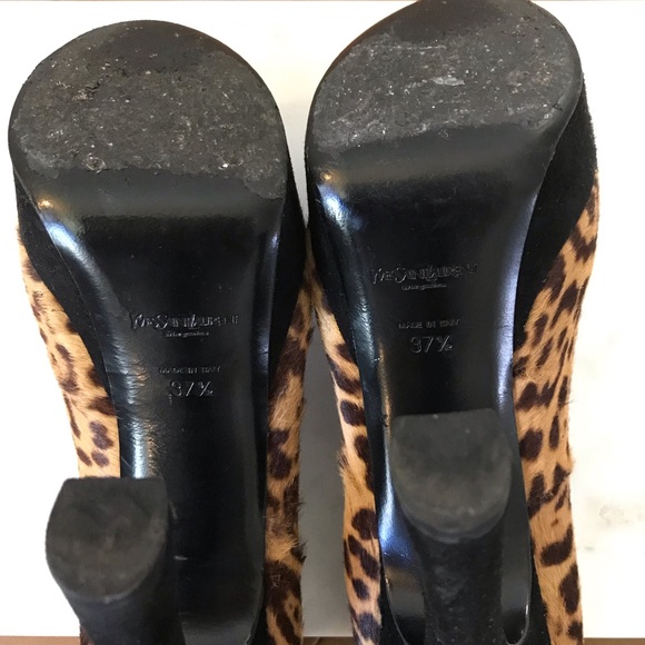Yves Saint Laurent | Shoes | Ysl Palais Leopard Calf Hair Pump | Poshmark